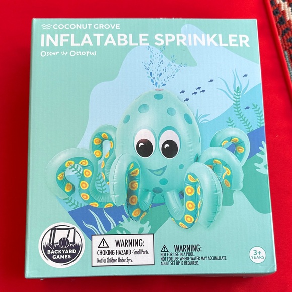Games | Coconut Grove Inflatable Sprinkler Octopus | Poshmark